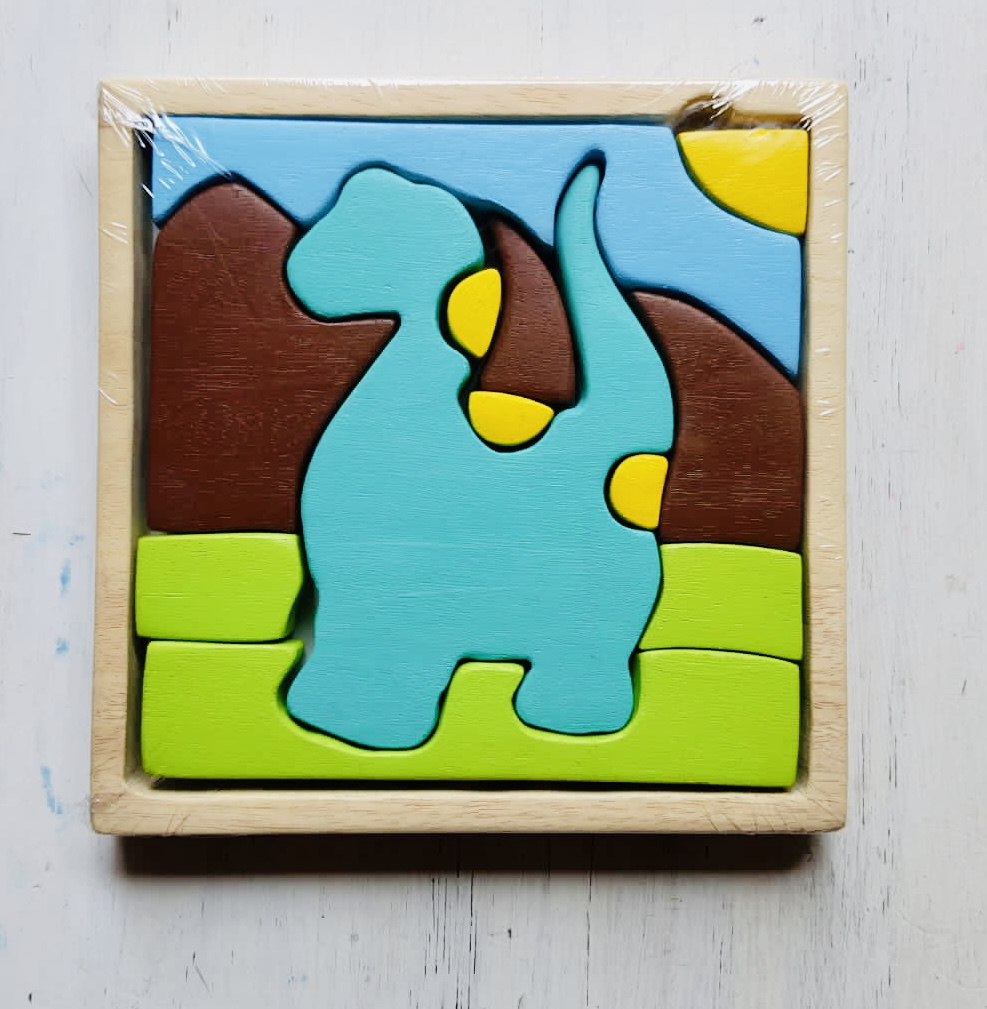 Wooden Dinosaur Puzzle - ECI Store